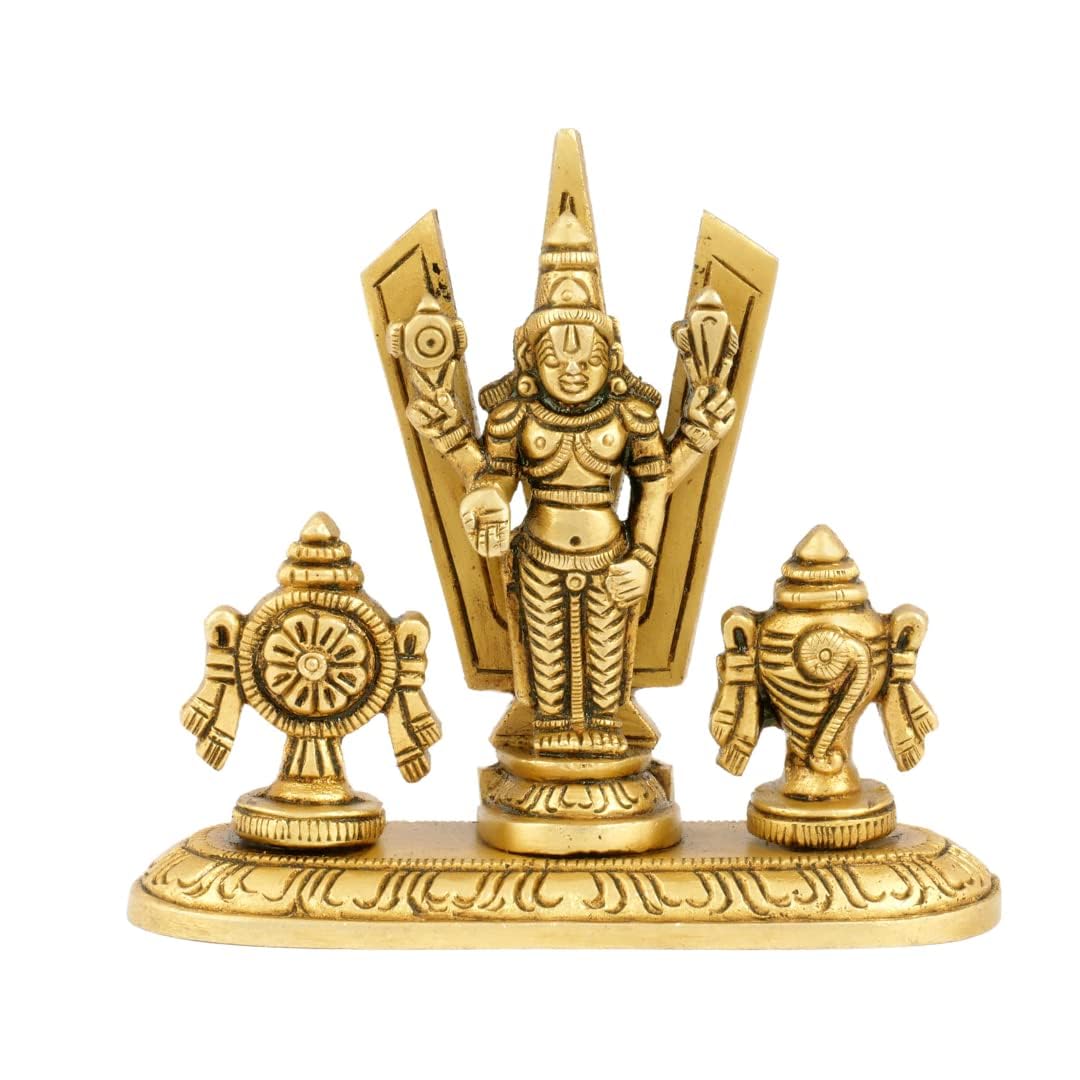 Buy RK7 Co. Shankh Chakra Namah with Balaji | Sri Thirupati Sangu ...