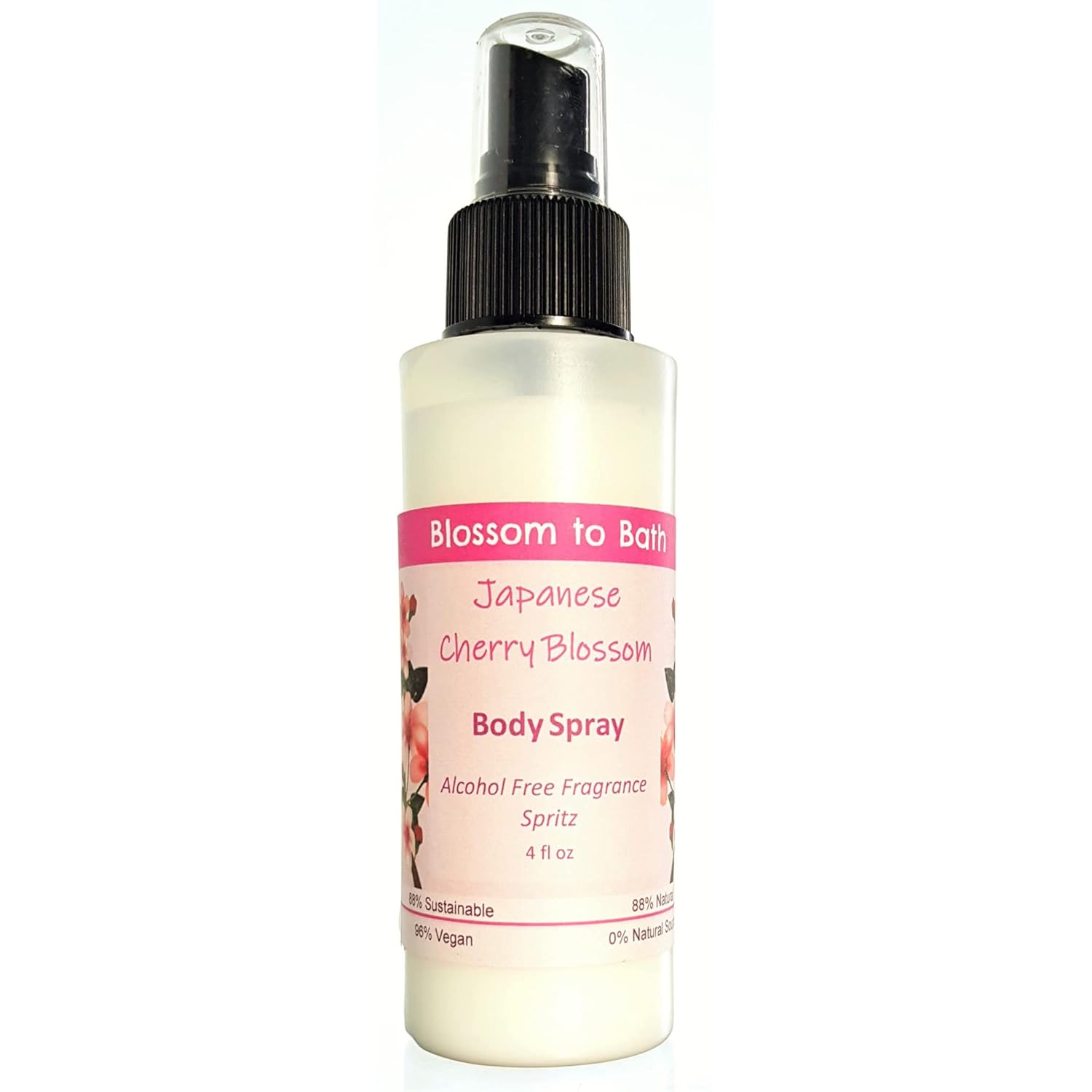 Amazon.com: Japanese Cherry Blossom Body Spray (4 Ounce) - Phthalate ...