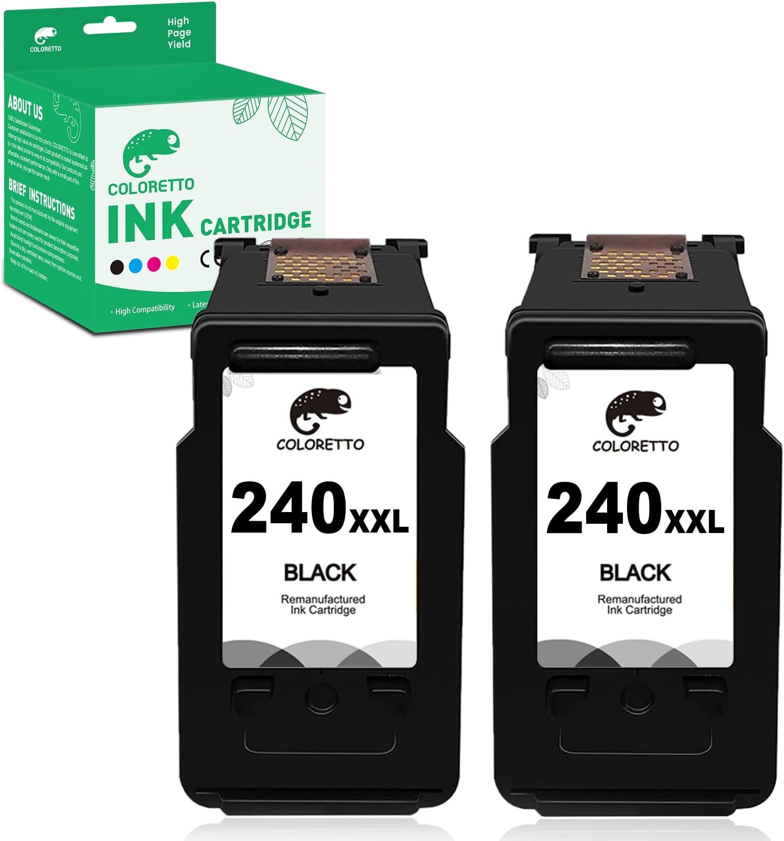 Amazon.com: COCCINK 240XXL Ink Cartridge Replacement for Canon PG-240 ...