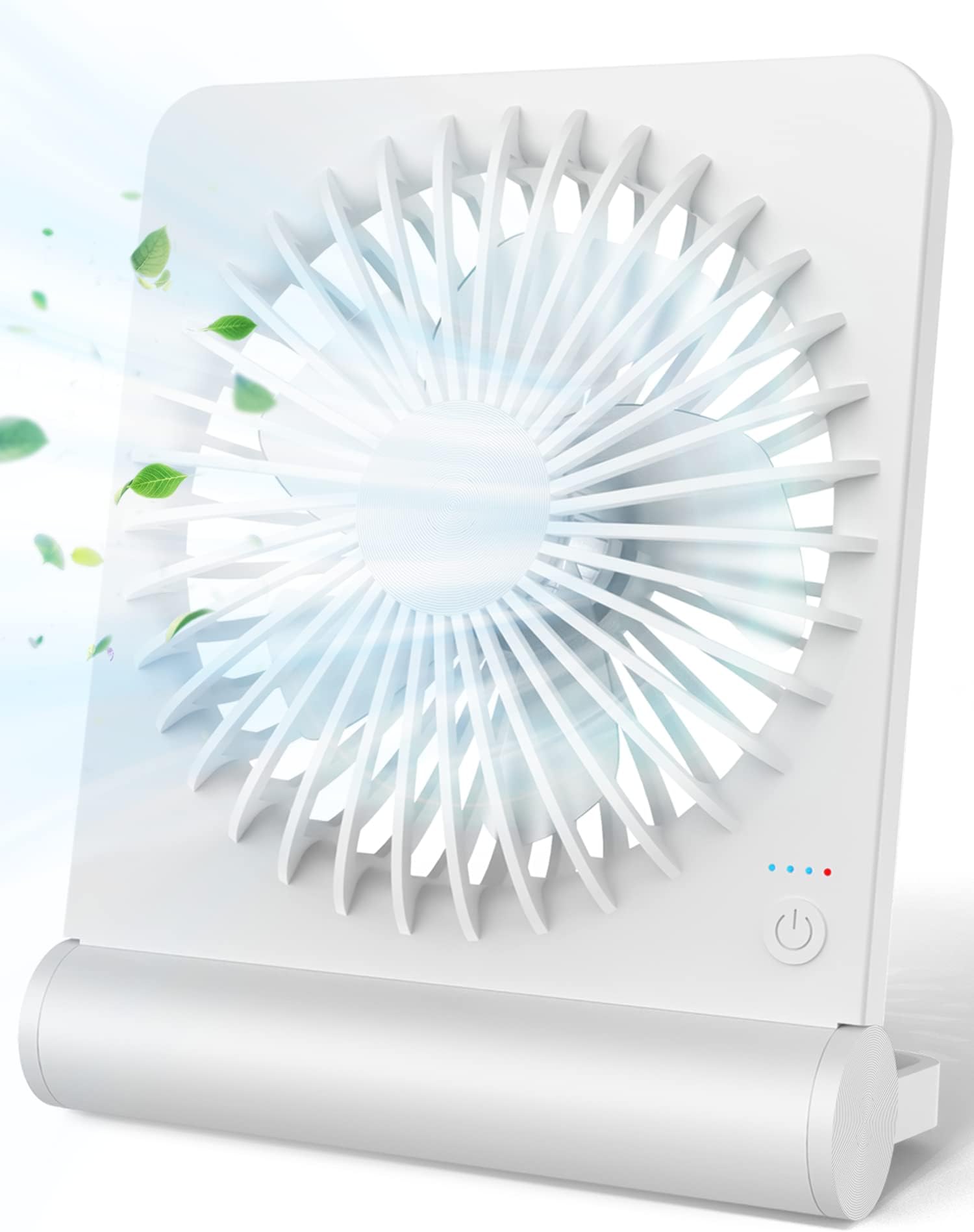 Amazon.com: veakson Small Portable Desk Fan USB&Battery Operated, 3 ...