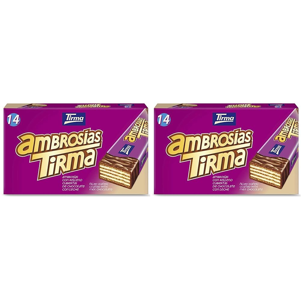 Tirma Milk Chocolate Wafers 301g | 1 Gift Box - 14 Individually Wrapped ...
