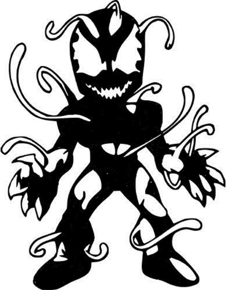 Chibi Venom Coloring Pages How To Draw Zombie Venom | Draw & Color