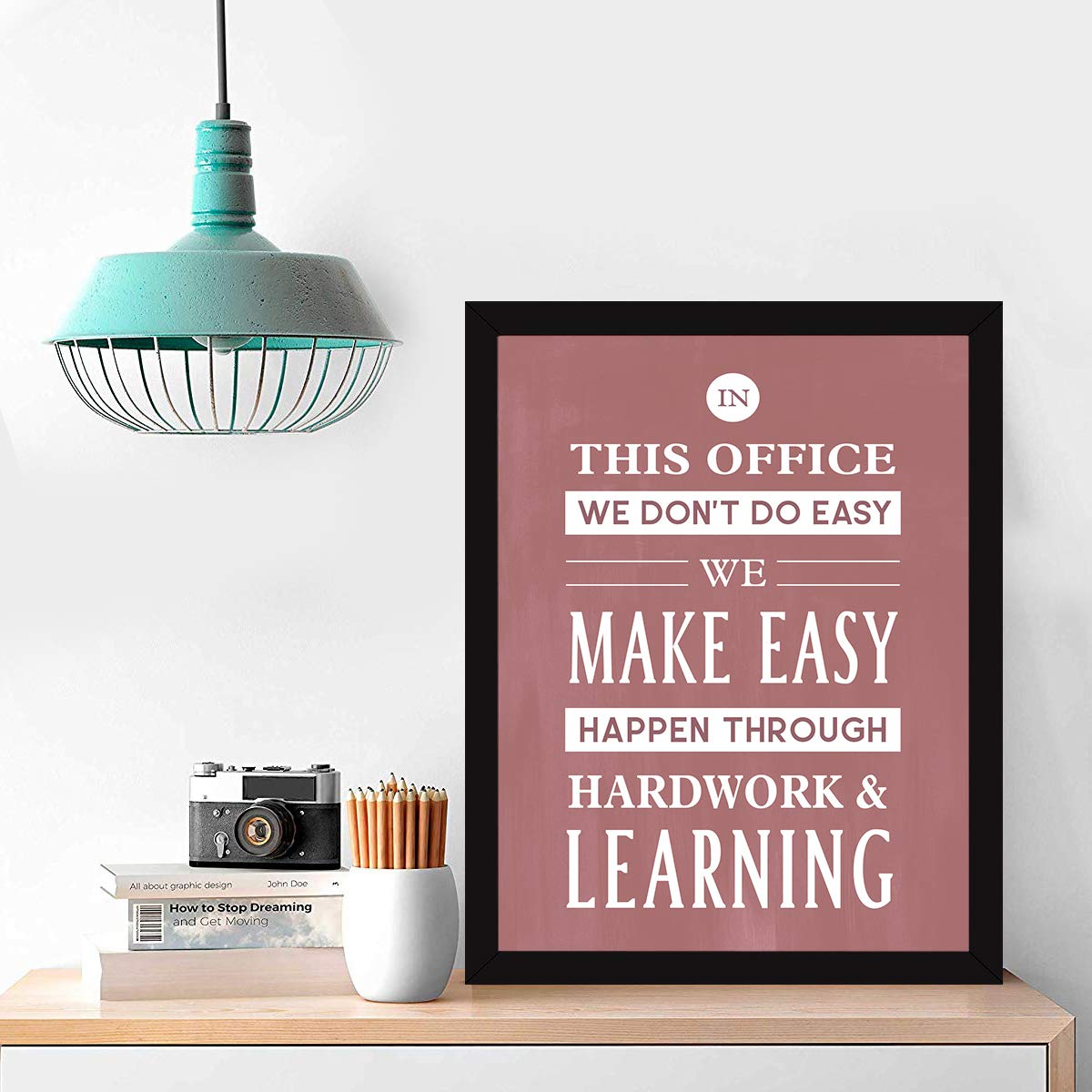 Buy Chaka Chaundh - Office Quotes Frames - Motivational Quotes Wall ...