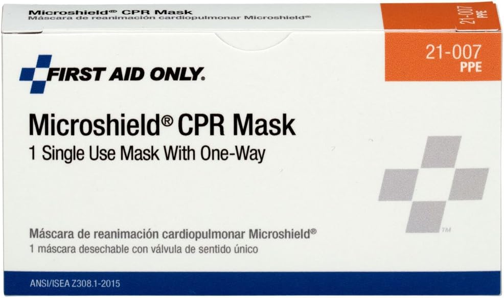 Amazon.com: First Aid Only 21-007 CPR Microshield Protection Kit ...