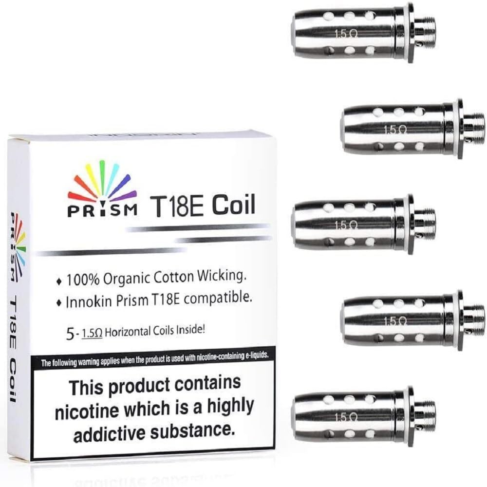INNOKIN Prism T18E Replacement Coils 1.5 ohm, Works with Innokin T18E ...