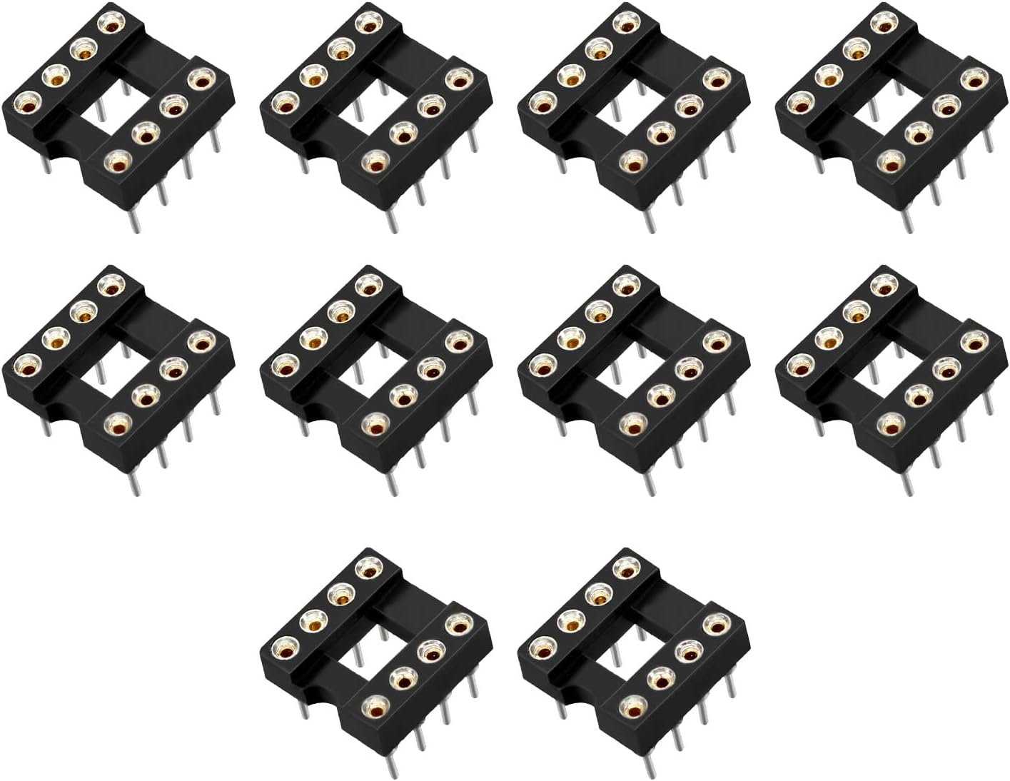 Amazon.com: Rebower DIP IC Chip Socket Adapter Soldering [for PCB ...
