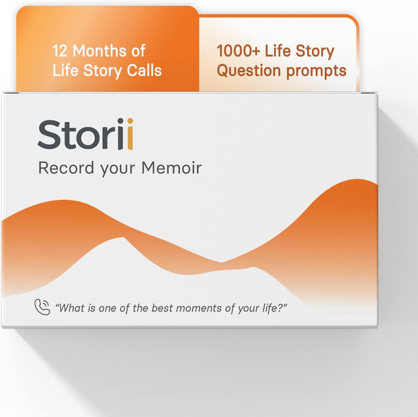 Amazon.com: Storii - Record Your Memoir: Gift Box - 12 Months of Life ...
