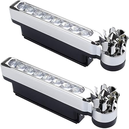 BLUETECH Ultra kleine universale LED Tagfahrleuchten/Tagfahrlichter mit ...