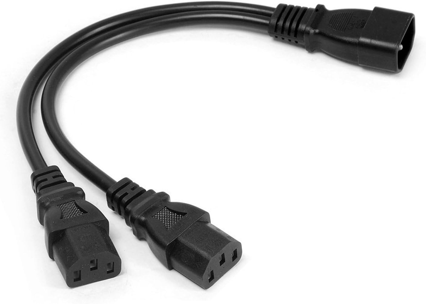 Gagool UPS Server Y Splitter C14 to 2 x C13 Power Adapter Cable Cord ...