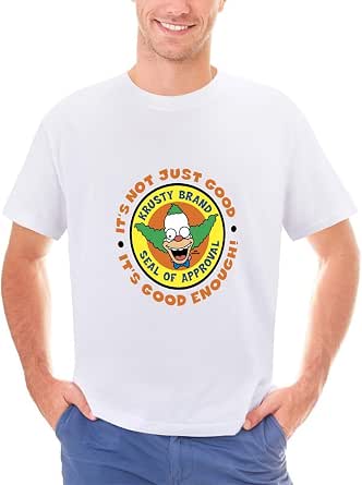 Amazon | [RYSTIX] メンズ Tシャツ ザ・シンプソンズ 半袖 綿100% おもしろtシャツ 人気 トップス おしゃれ 大きい ...