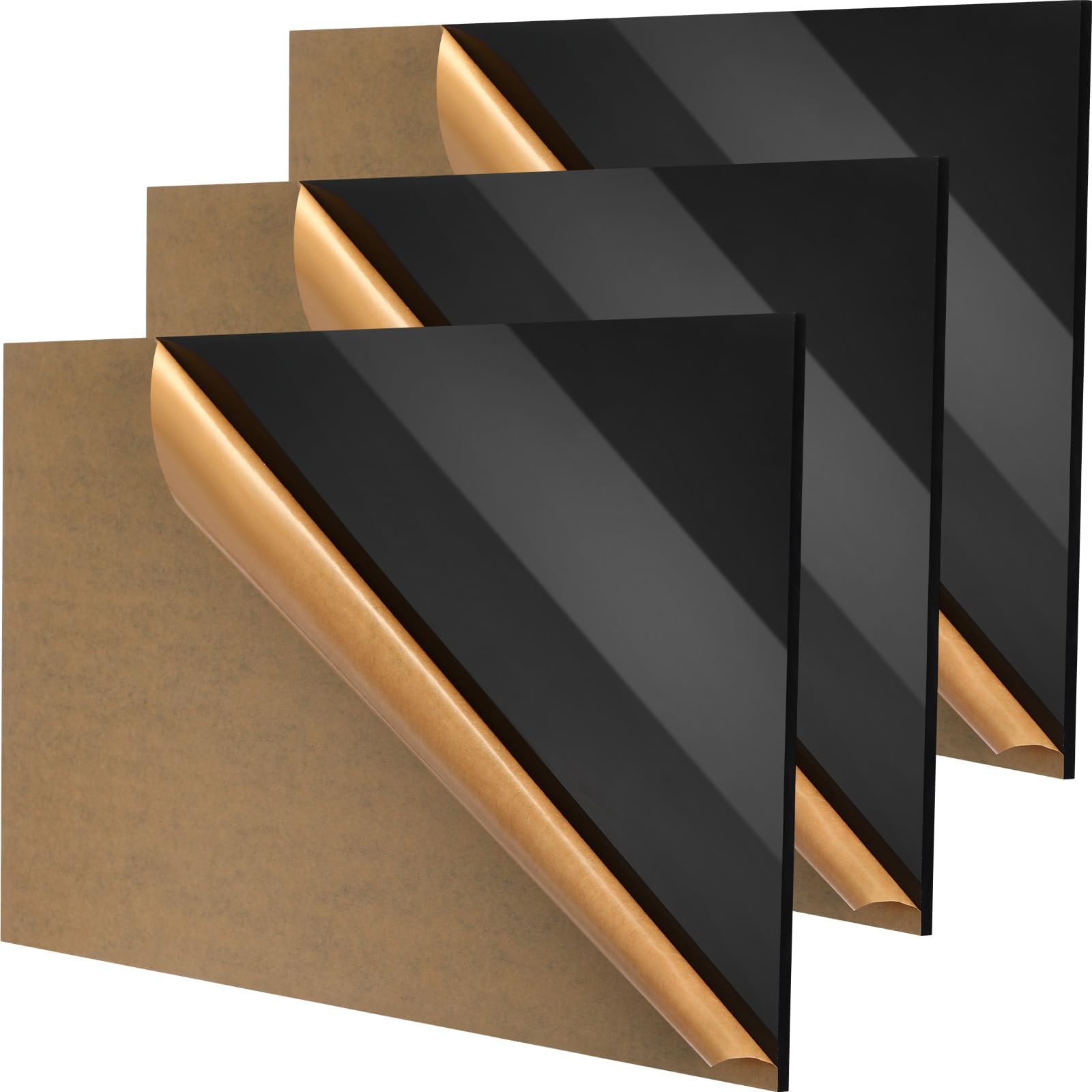 Amazon.com: Black Plexiglass Sheet - 1/8" Thick Cast (18" x 24 ...