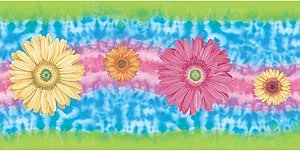 Decorate By Color Brightly Colored Tye Dye Border BC1581362 - Wallpaper ...