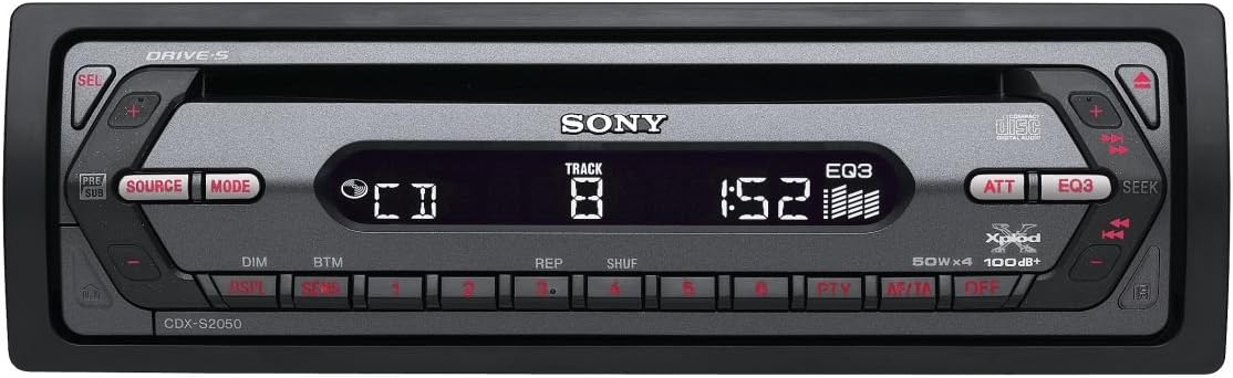 SONY CDX-S2050 Autoradio Tuner CD : Amazon.fr: High-Tech