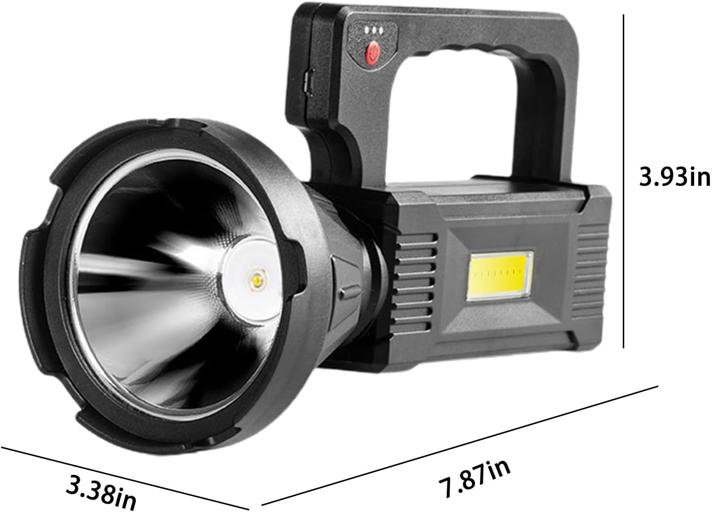Rvkxad Portable Flashlight with Handle, Powerful Camping Flashlights ...