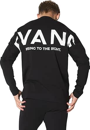 Amazon | [EVANE] エバン オーバーサイズ コットン ストレッチ BACK LOGO ロングスリーブ Tシャツ (XL, ブラック) | Tシャツ・カットソー 通販