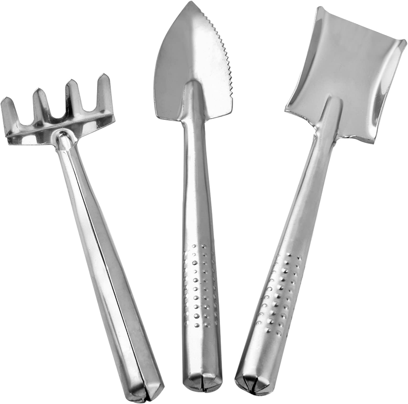 Amazon.com : 3 Pieces Mini Garden Plant Tool Set Stainless Steel Small ...