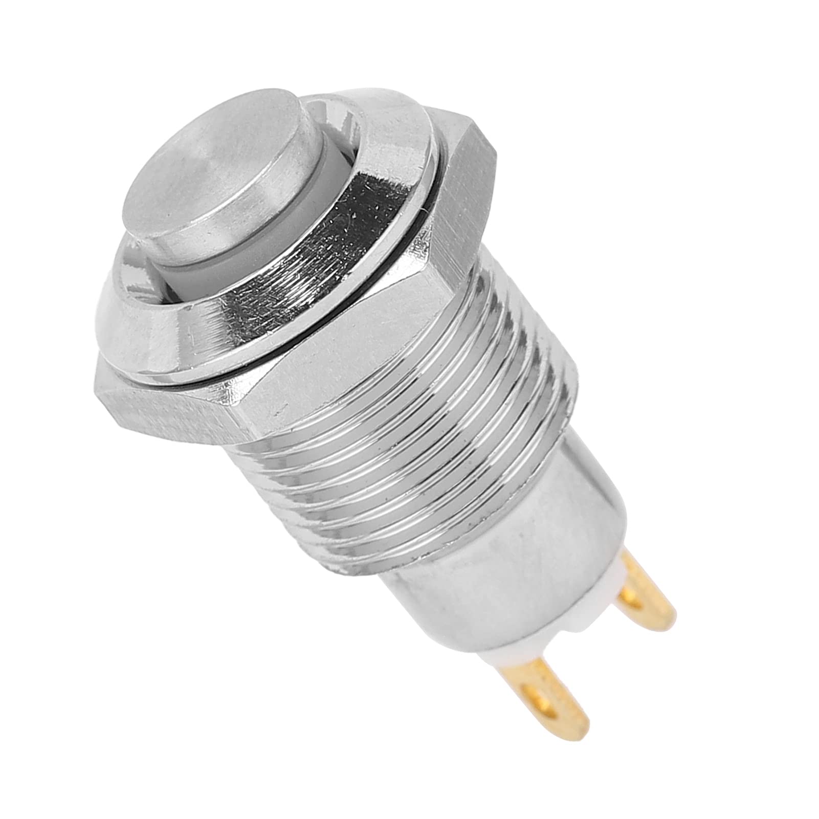 Buy Push Button Switch, 10mm Stainless Steel Push Button Start Switch ...