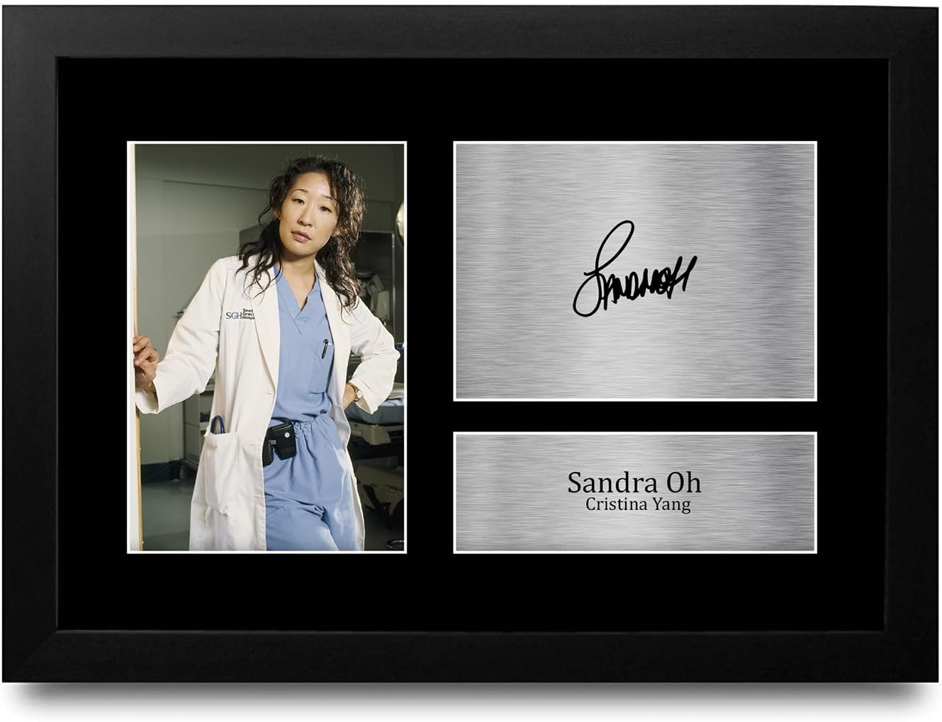 HWC Trading FR A4 Sandra Oh Grey's Anatomy Cristina Yang Gifts Printed ...