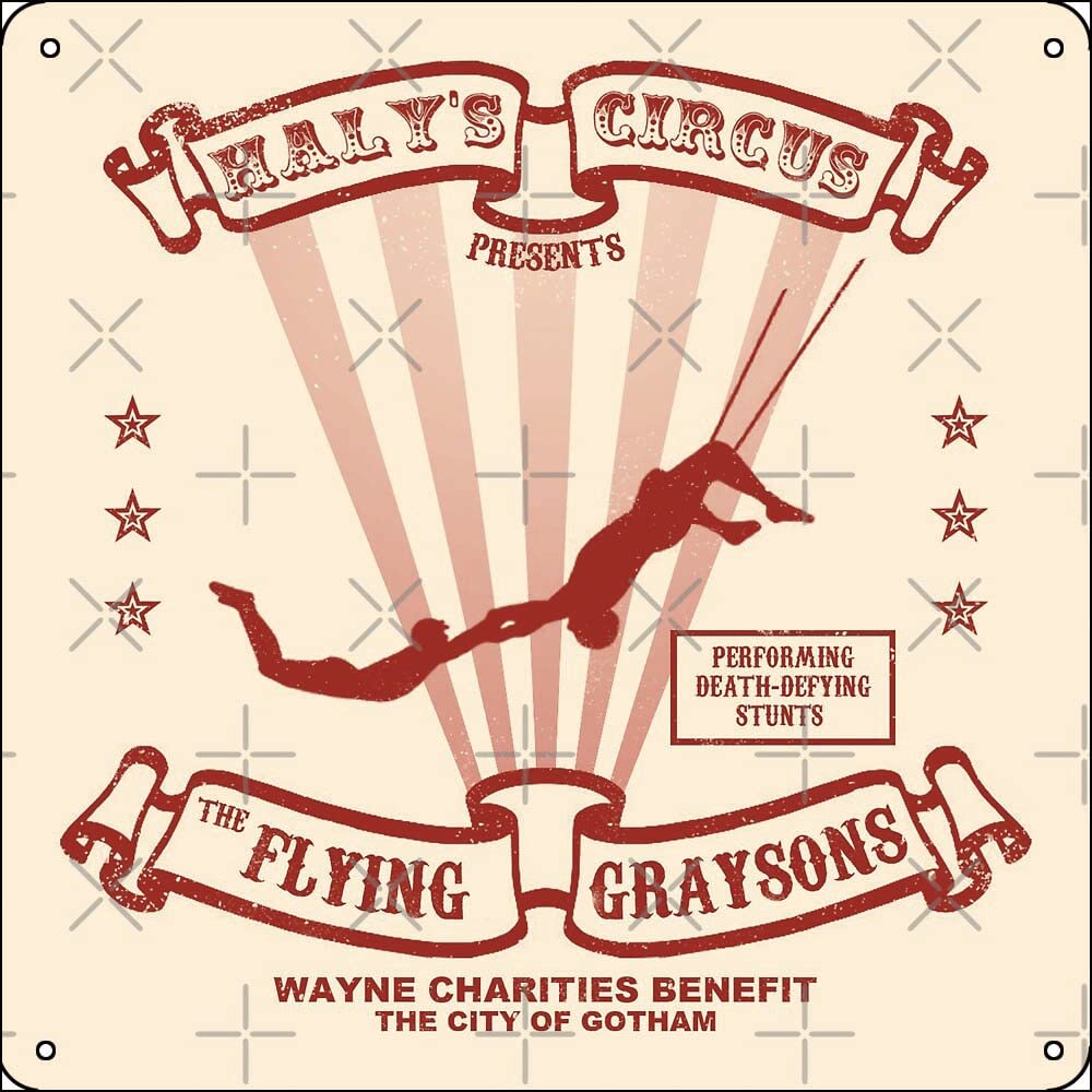 Amazon.com : Jitipozy The Flying Graysons Poster Metal Sign 12 x 12 ...