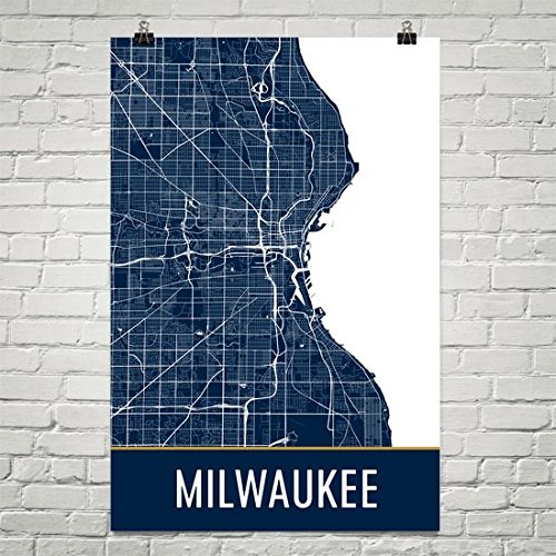 Milwaukee Poster, Milwaukee Art Print, Milwaukee Wall Art, Milwaukee ...