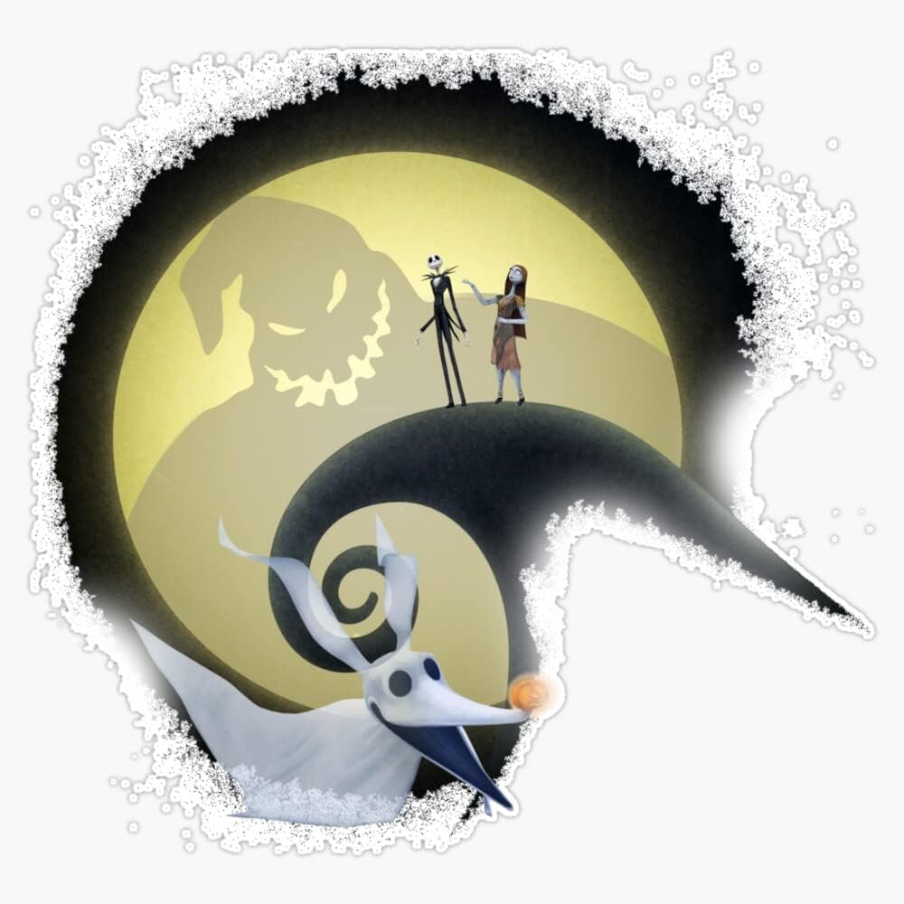 Amazon.com - Nightmare Before Christmas Sticker Bumper Sticker Vinyl ...