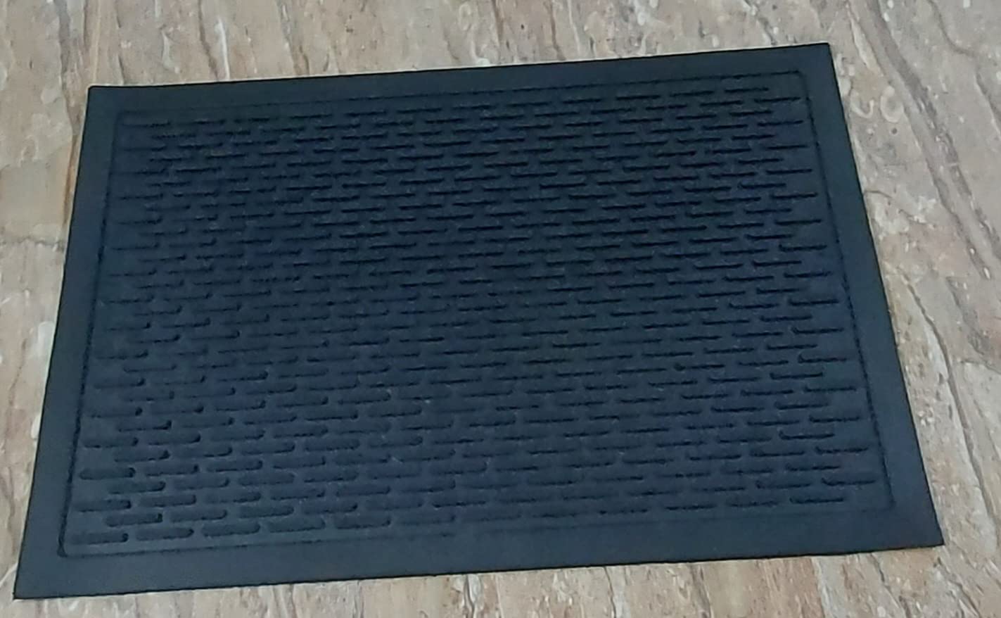 Buy TSS PRODUCTS Entrance Shoe dust Scraper Door Mat 60 * 40 cm, Black ...