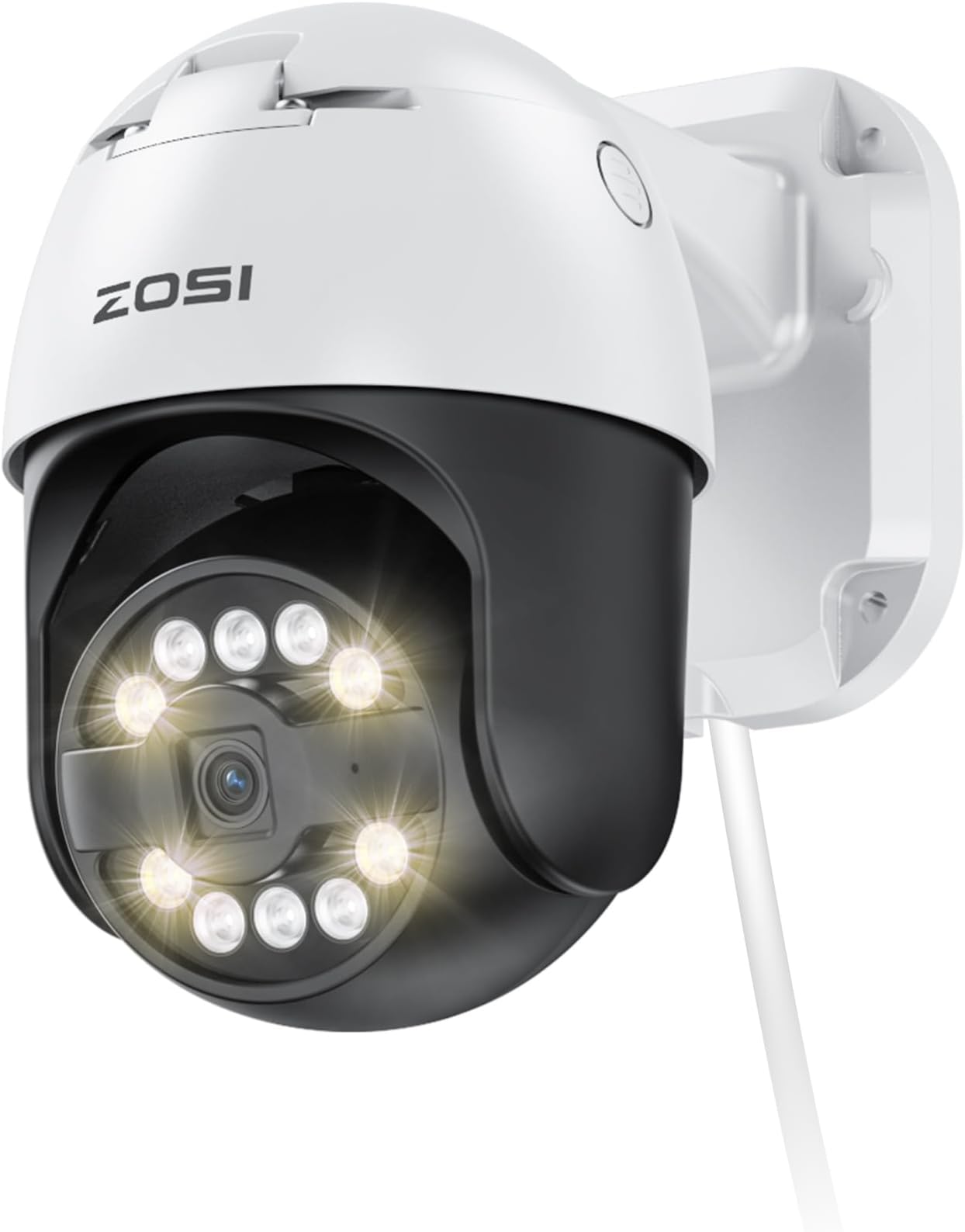 ZOSI 4K PoE Security Camera Outdoor, 8MP HD Pan&Tilt Camera With AI ...