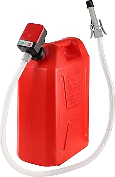 FPOWER Automatic Fuel Transfer Pump - AA Battery Powered, Gas Pump With ...