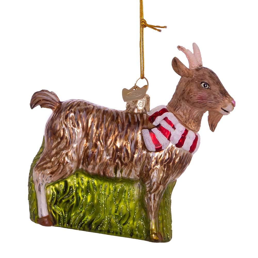 Amazon.com: 4.5-Inch Noble Gems Glass Goat Ornament : Home & Kitchen