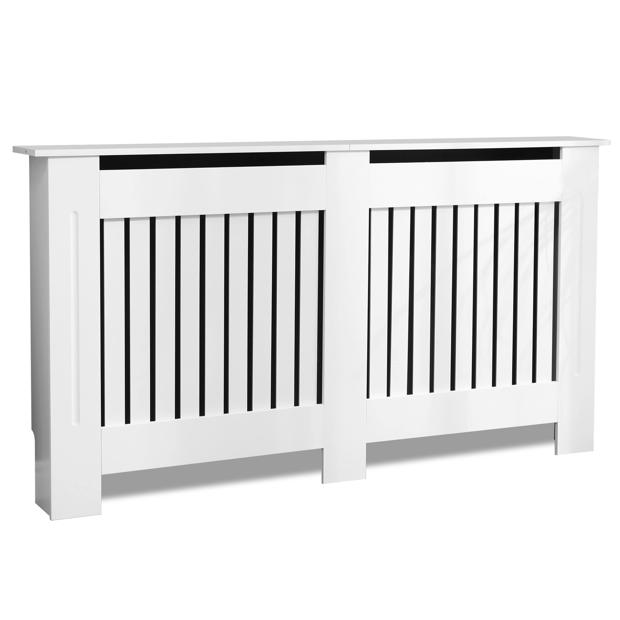 Blisswood Radiator Cover Small, Radiator Cover, Vertical Slatted Modern ...