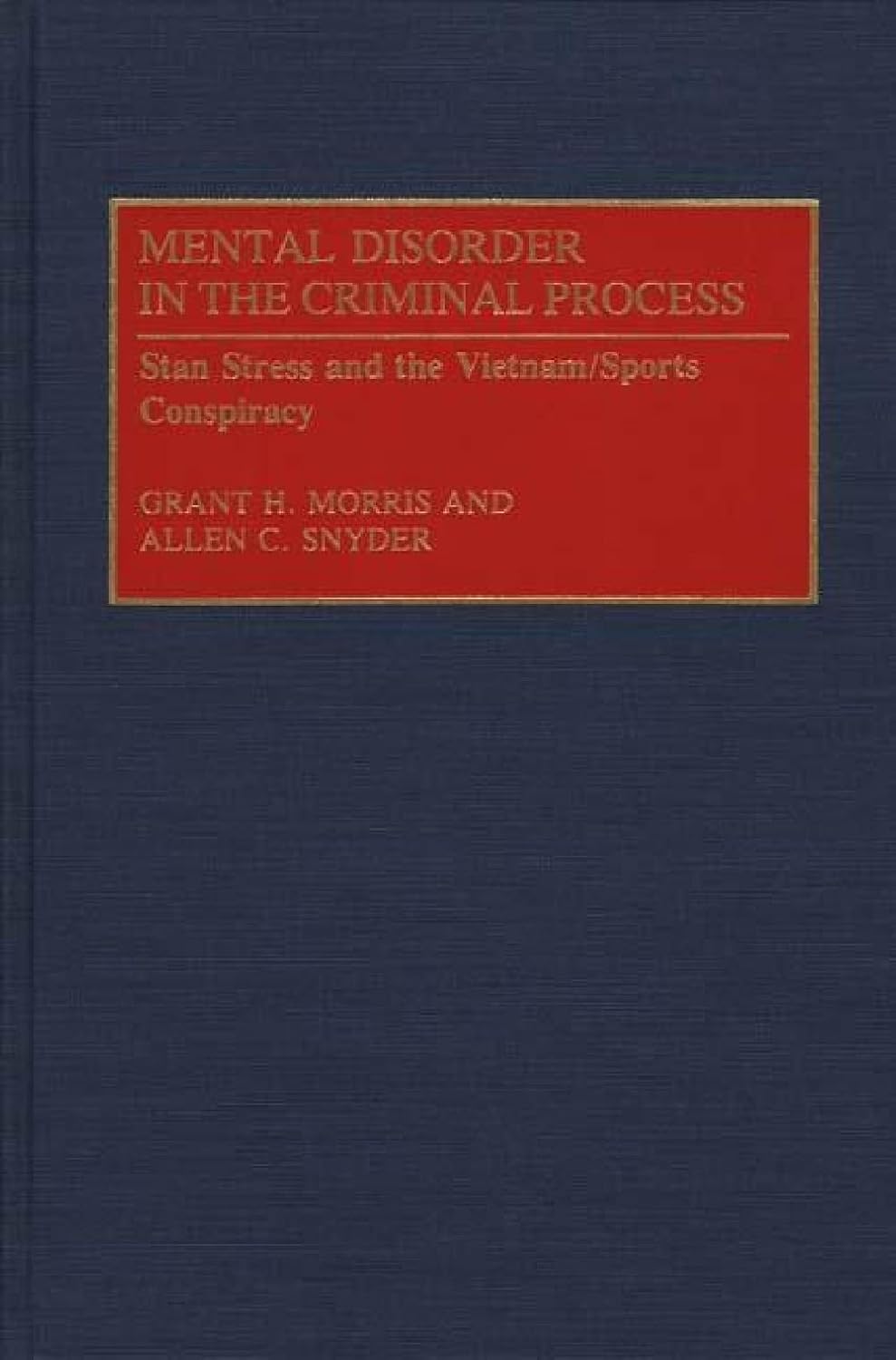Amazon.com: Mental Disorder in the Criminal Process: Stan Stress and ...