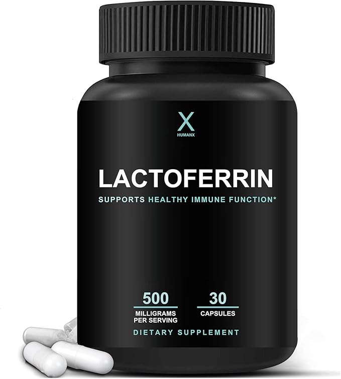 Amazon.com: Lactoferrin 500mg (Gluten Free, Non GMO, Soy Free) - A ...