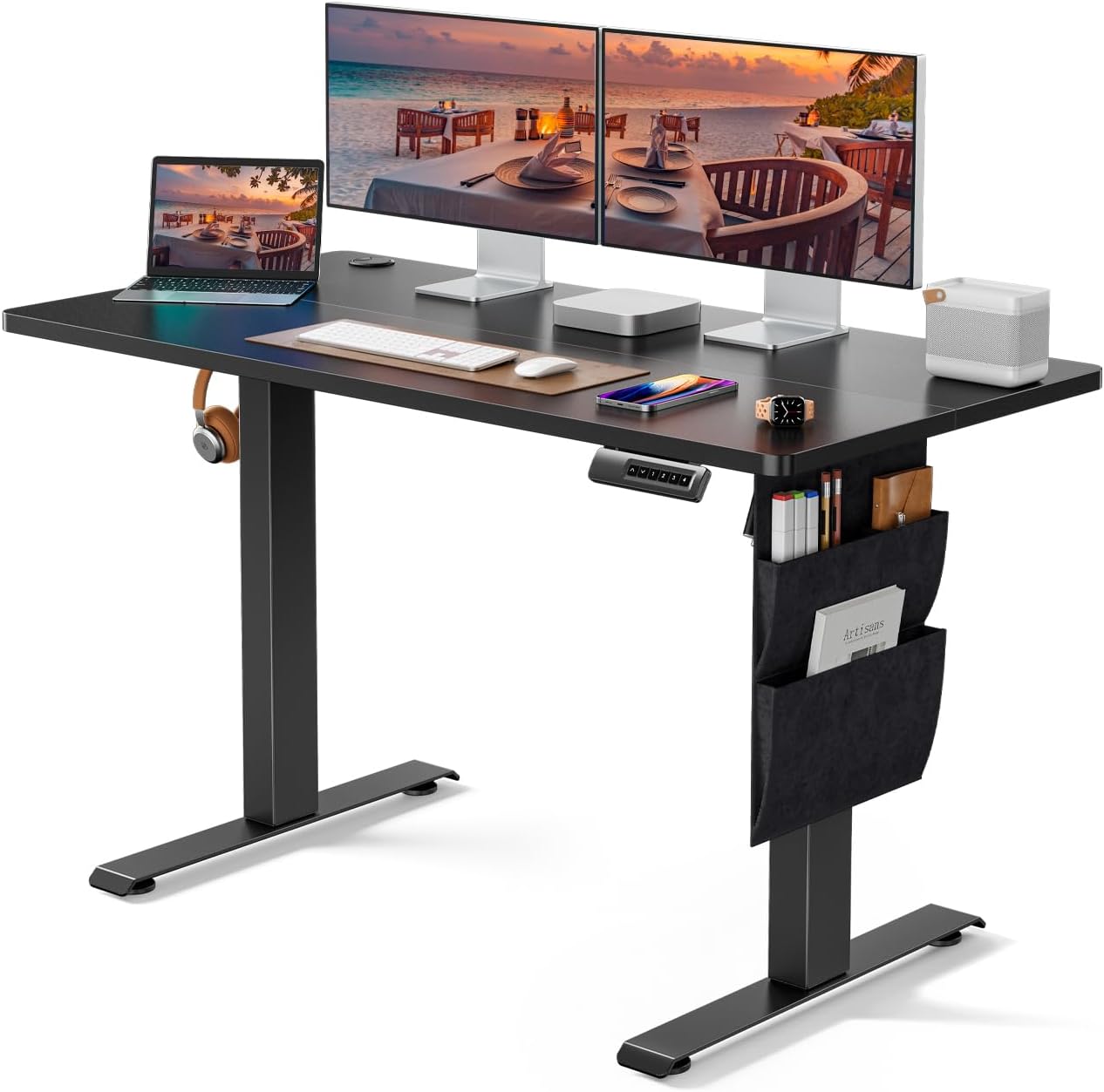 Marsail Standing Desk Adjustable Height, Electric Standing Desk with ...
