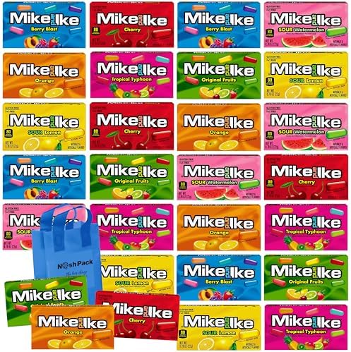 Amazon.com: Mike and Ike Original Fruit Flavors Chewy Candy - 10 oz ...