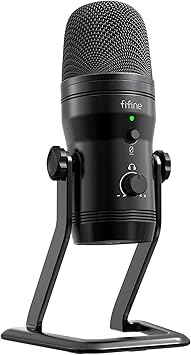 Amazon.com: FIFINE USB Studio Recording Microphone Computer Podcast Mic ...