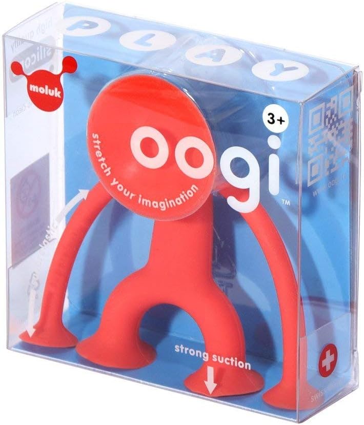 MOLUK – 43201 – Oogi Junior – Stretchy Silicone Character with Suction Cups – TopToy