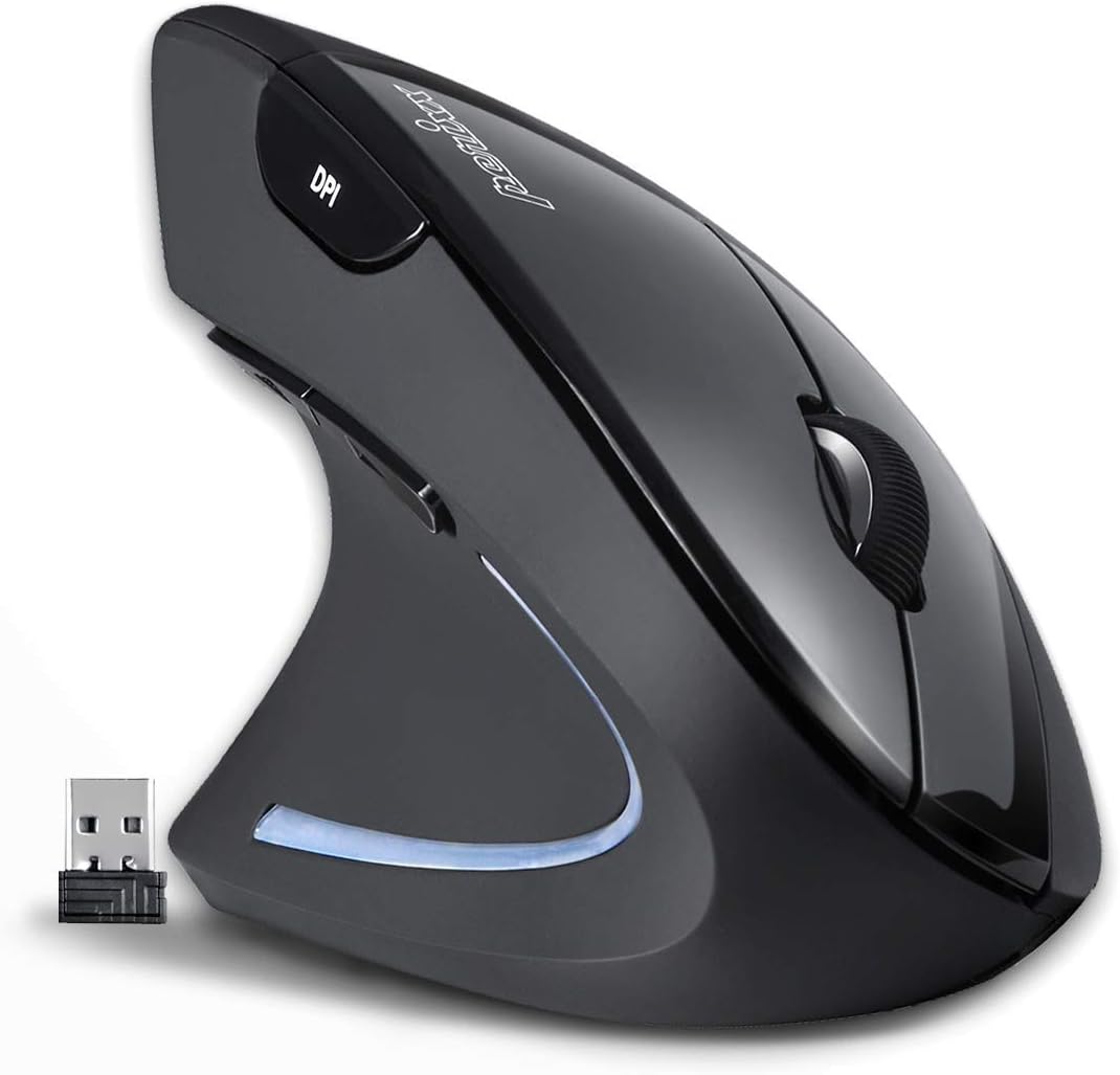 Amazon.com: Perixx PERIMICE-713L, Wireless Ergonomic Left Handed ...