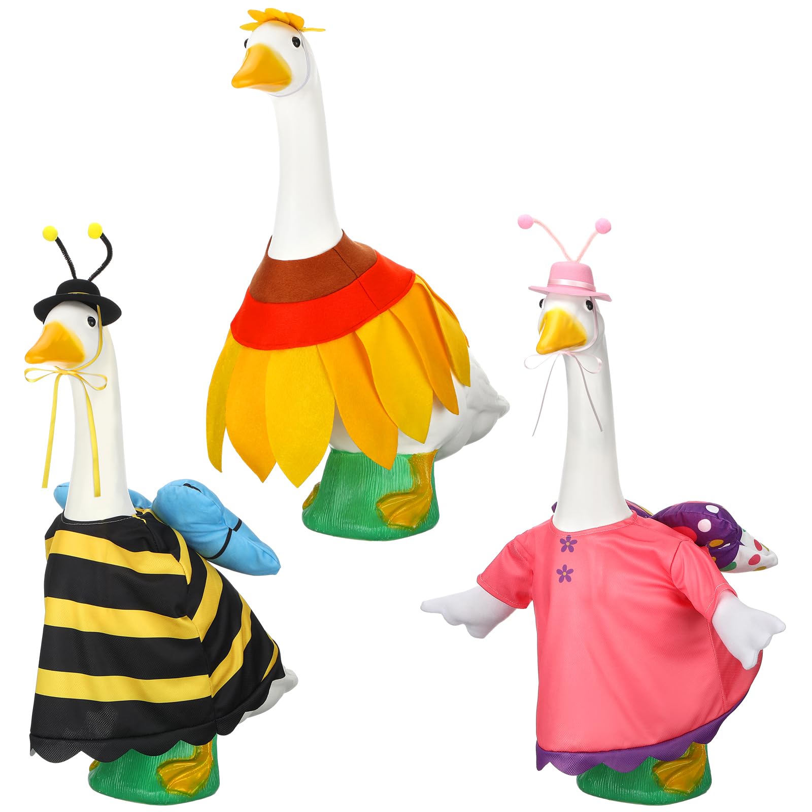 Amazon.com: Suzile 3 Pcs Goose Outfits Porch Goose Clothes Goose ...