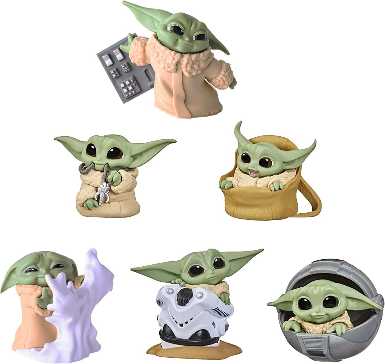 Amazon.com: Baby Yoda Gifts,2.2-Inch Baby Yoda Doll,Baby Yoda Toys for ...