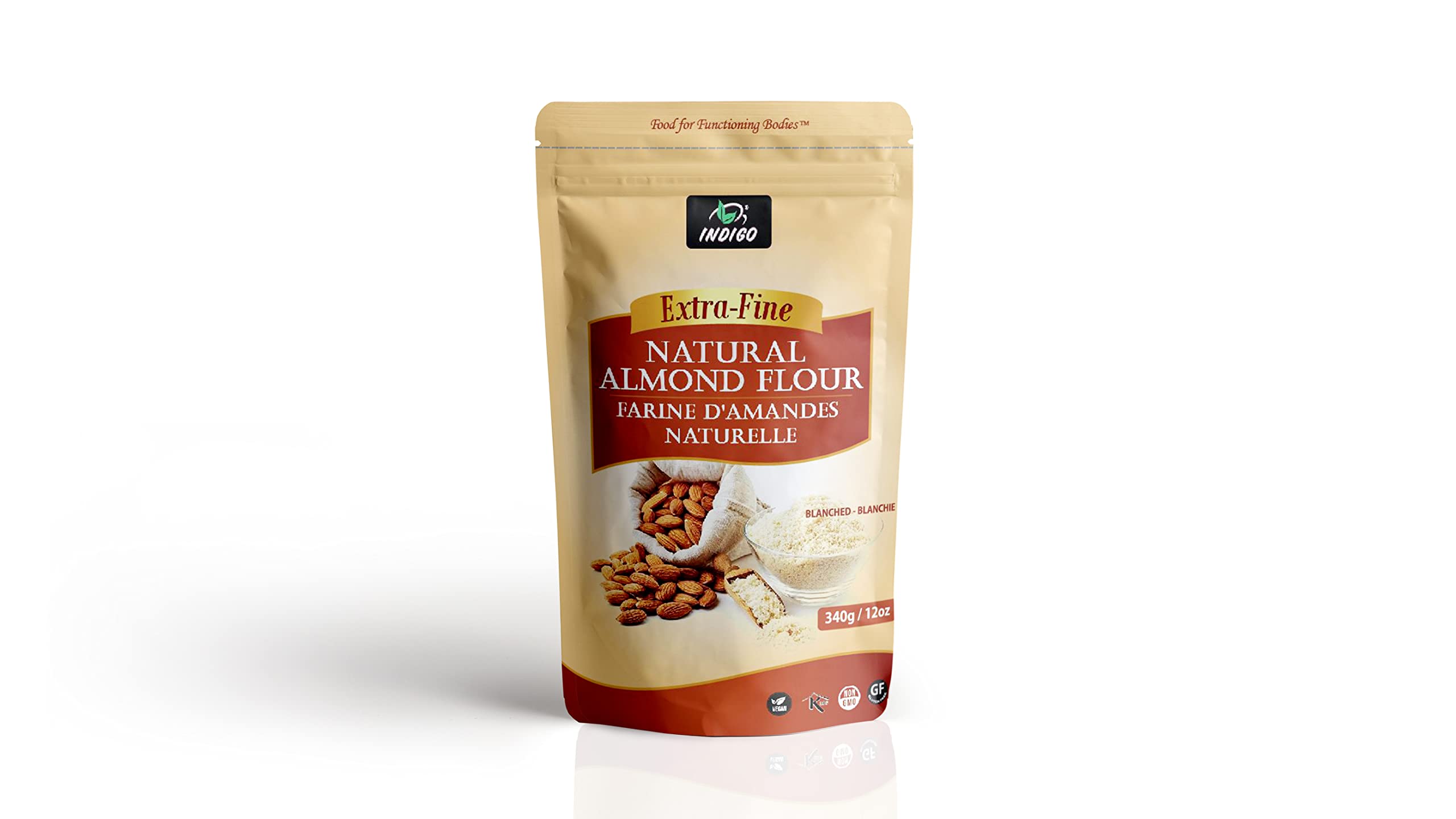 Indigo Almond Flour, 340 gram : Amazon.ca: Grocery & Gourmet Food