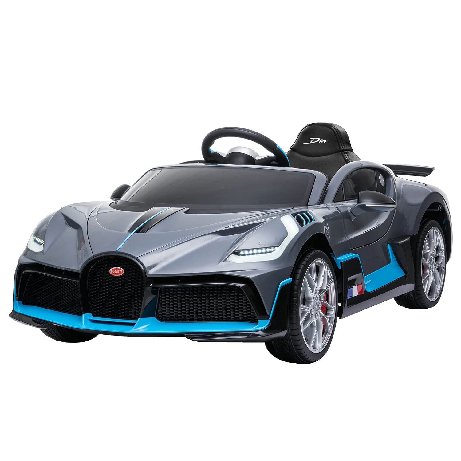 Buy Licensed Bugatti Divo 12V Ride On Car with Remote Control for Kids ...