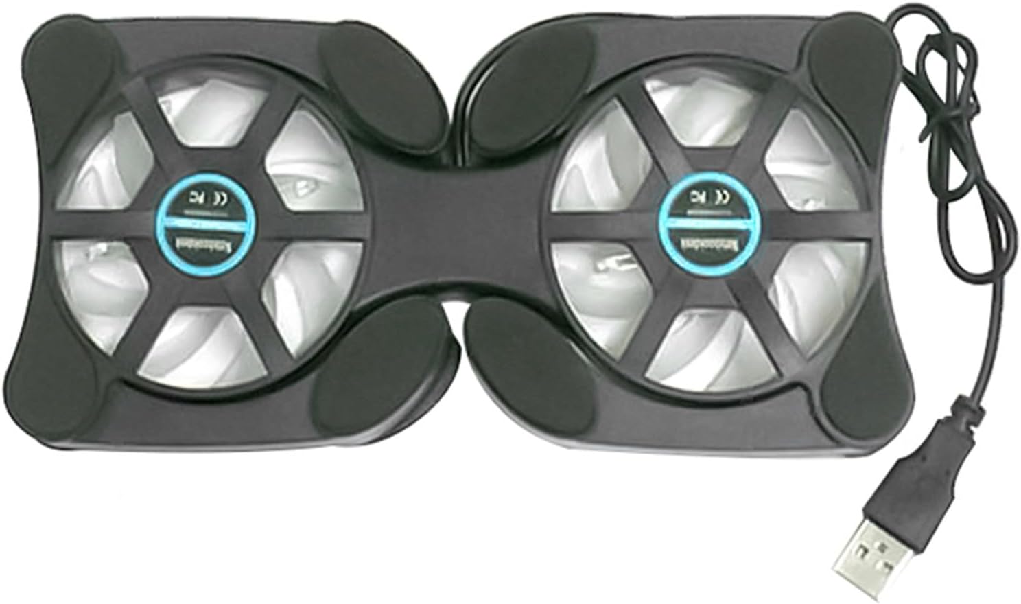 Amazon.com: THE PERFECT PART Dual USB Cooling Fan Pad Foldable Slim ...