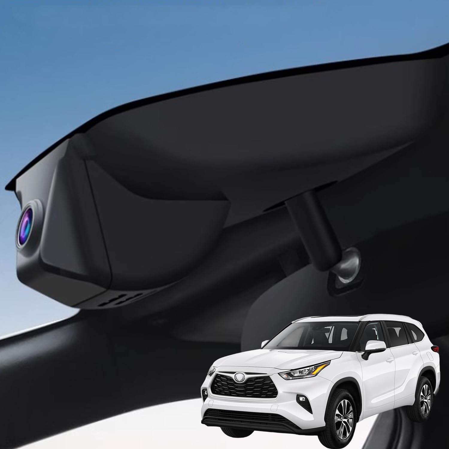 Amazon.com: 4K Dash Cam for Toyota Highlander 2020 2021 2022 2023 LE ...