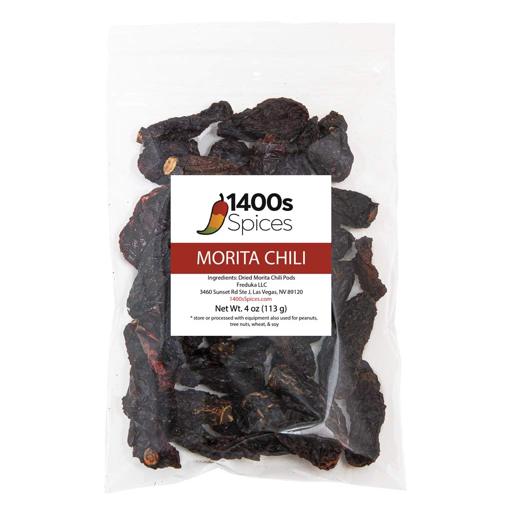 Amazon.com : 4oz Morita Chipotle Dried Whole Chile Peppers, Chili Seco ...
