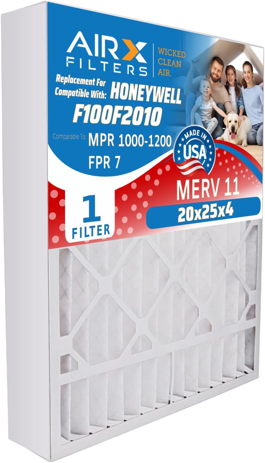 AIRX FILTERS WICKED CLEAN AIR. 20x25x4 Furnace Filter MERV 11 ...