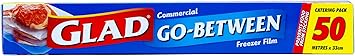 Glad Go-Between Freezer Film, Separates Frozen Foods and Prevents ...