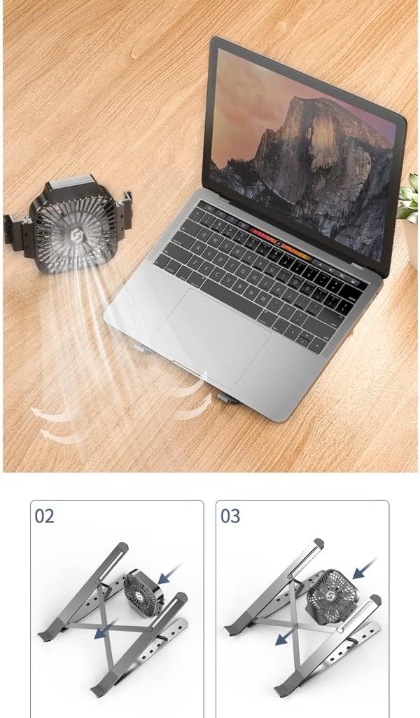 Laptop Stand Radiator Desktop Elevated Rack Portable Lift Bracket with ...