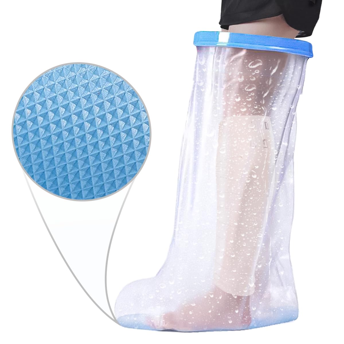 Amazon.com: Comfpack Extra Wide Full Leg Cast Cover for Shower ...