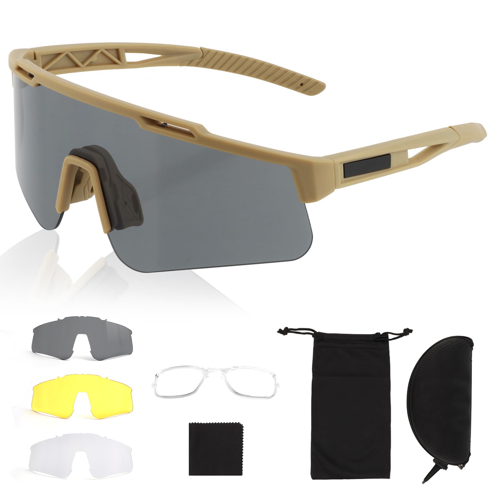 Snapklik.com : FOCUHUNTER Tactical Airsoft Glasses Anti Fog