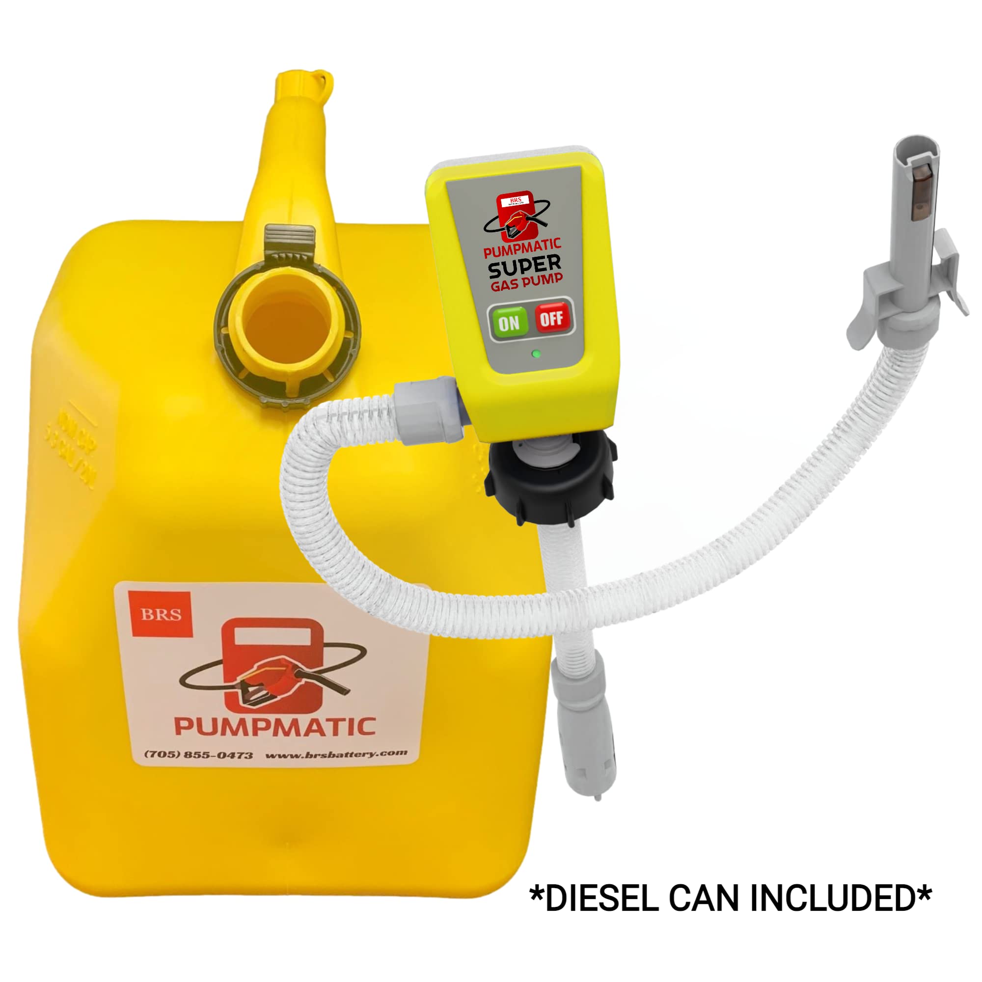 3.2 GPM Siphon Pump PumpMatic Super Gas Transfer Pump - 3.2 GPM Battery ...